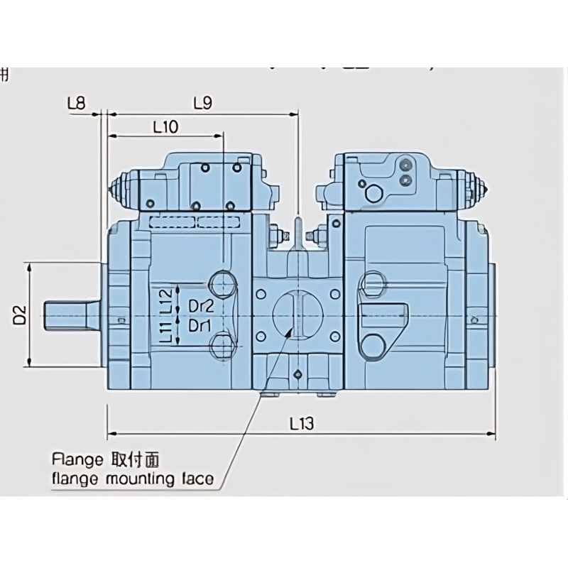 HYDRAULIC PUMP K3V63DT-110R-2N12